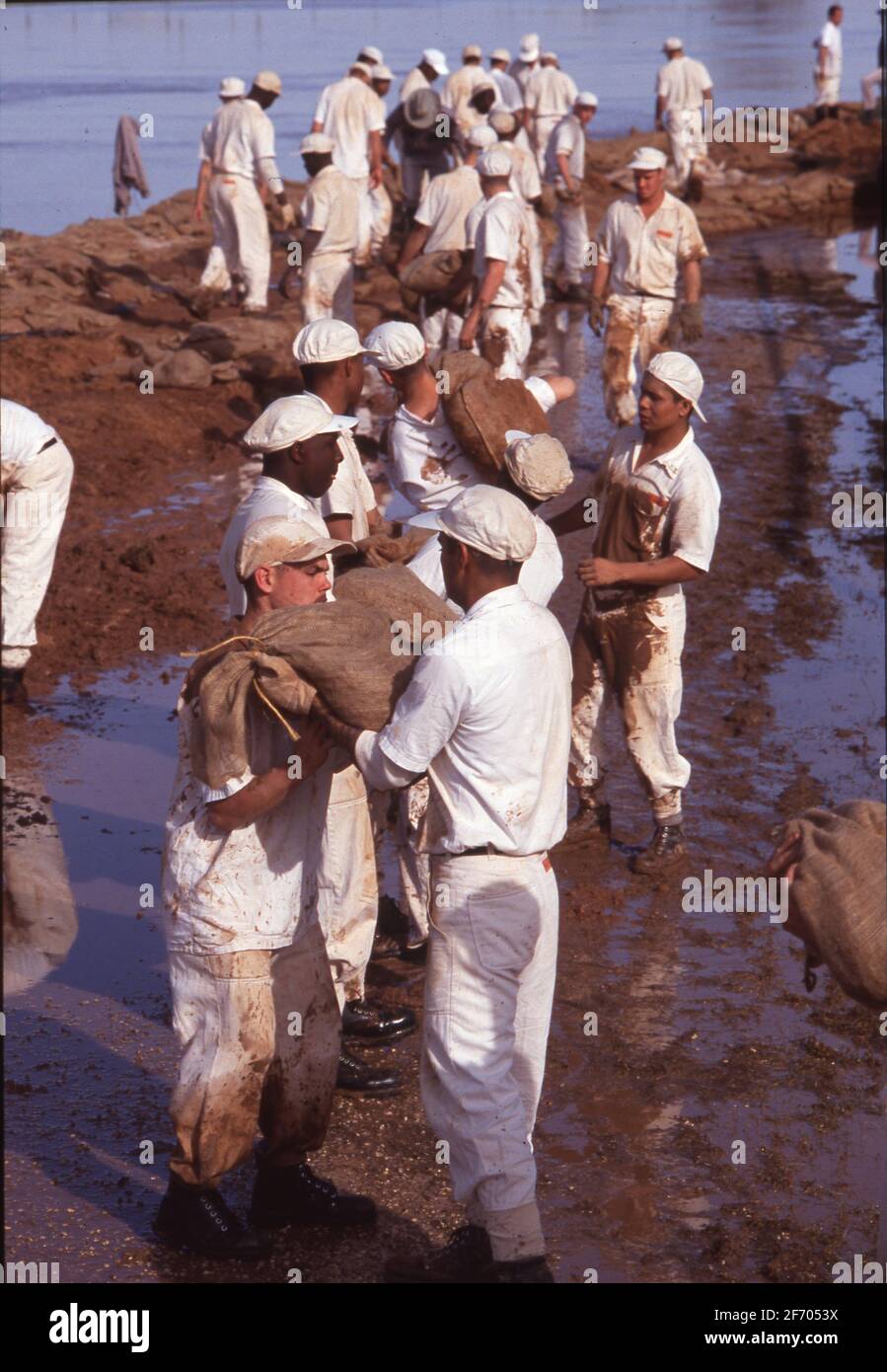 Fort Bend County Texas USA, circa 1994: Inmates from the Ramsey II Unit ...