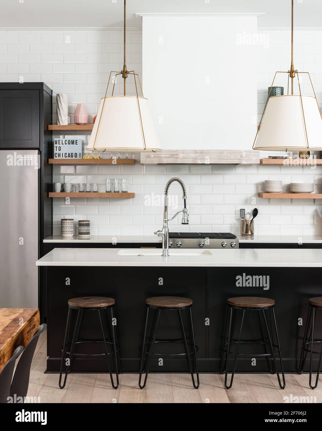 Residential Interior - Kitchen Stock Photo - Alamy