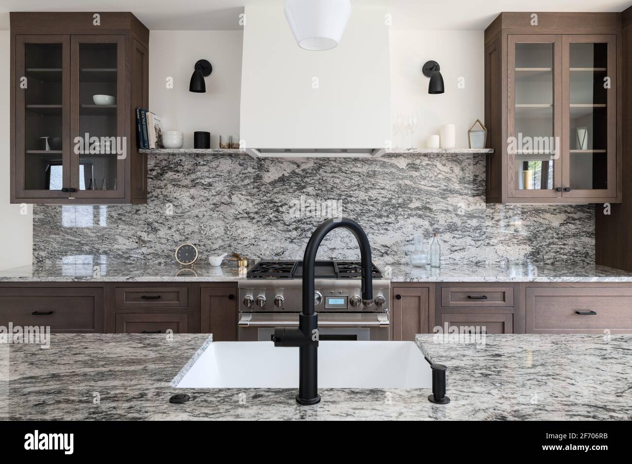 Residential Interior - Kitchen Stock Photo - Alamy