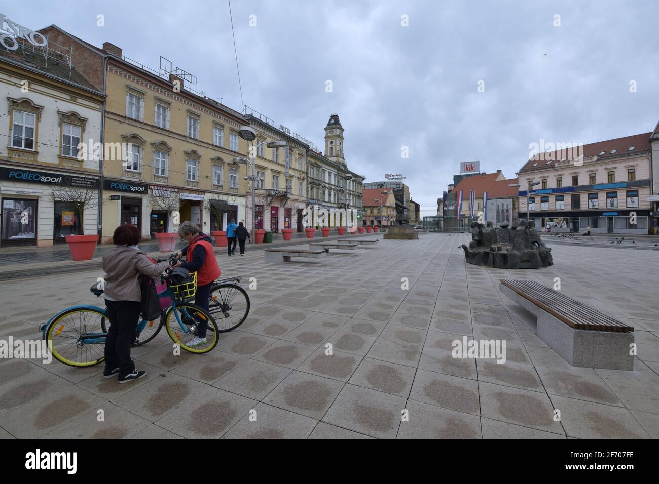 Street scene from Osijek, Croatia Stock Photo - Alamy