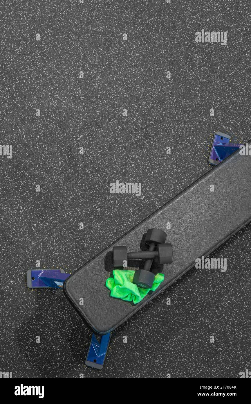 Gym weights aerial hi-res stock photography and images - Alamy