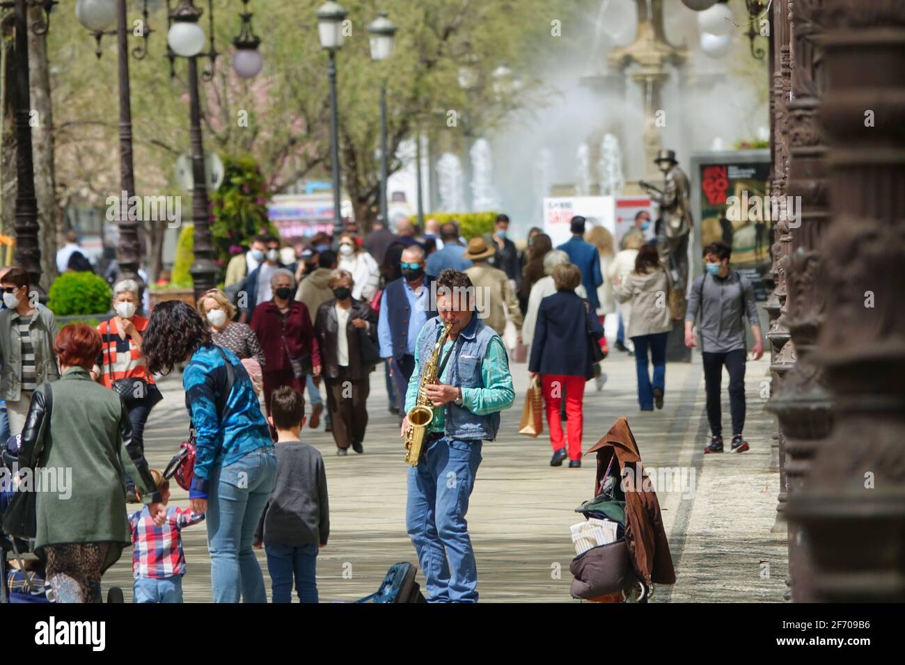 Crowd of people from behind abstract hi-res stock photography and ...