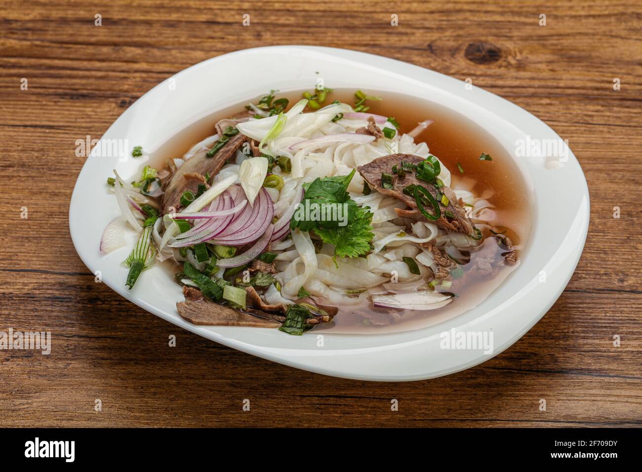 Vietnamese cuisine - beef Pho Bo soup Stock Photo - Alamy