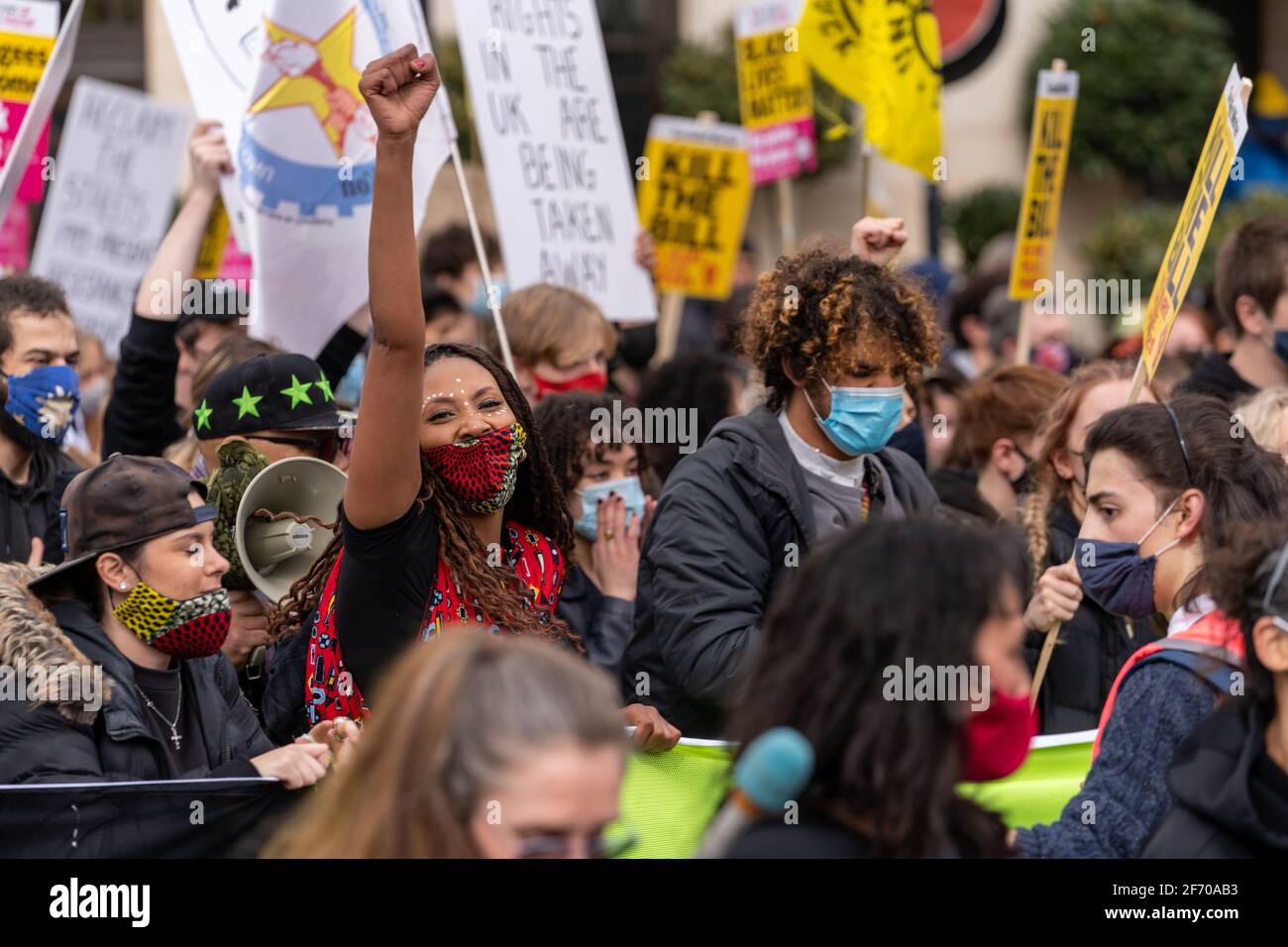 Female Blm Protestor High Resolution Stock Photography and Images - Alamy
