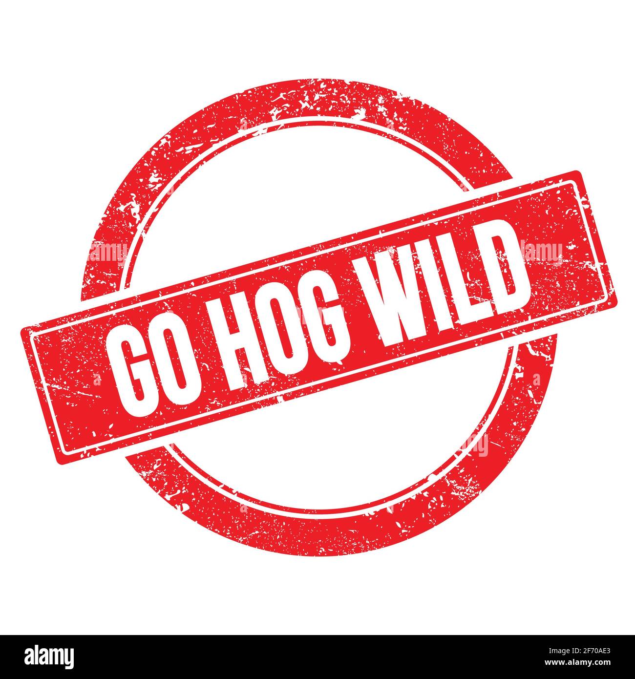 Go hog wild text hi-res stock photography and images - Alamy
