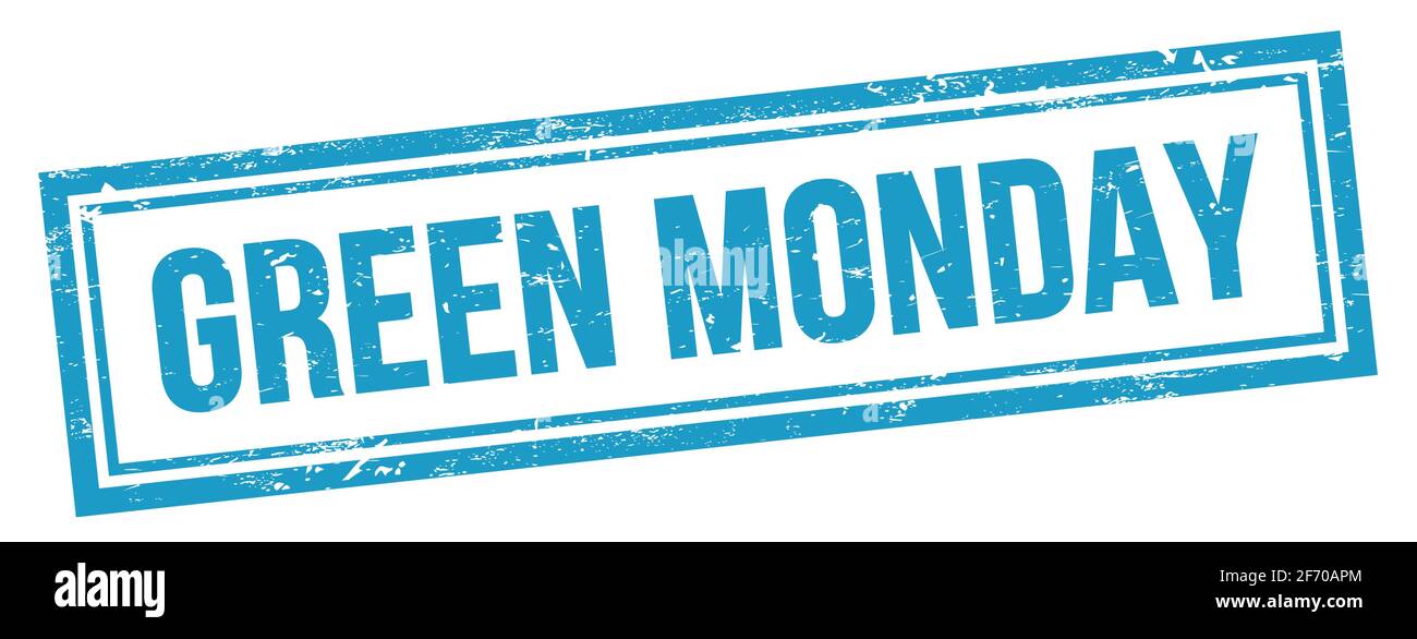 Green monday stamp hi-res stock photography and images - Alamy