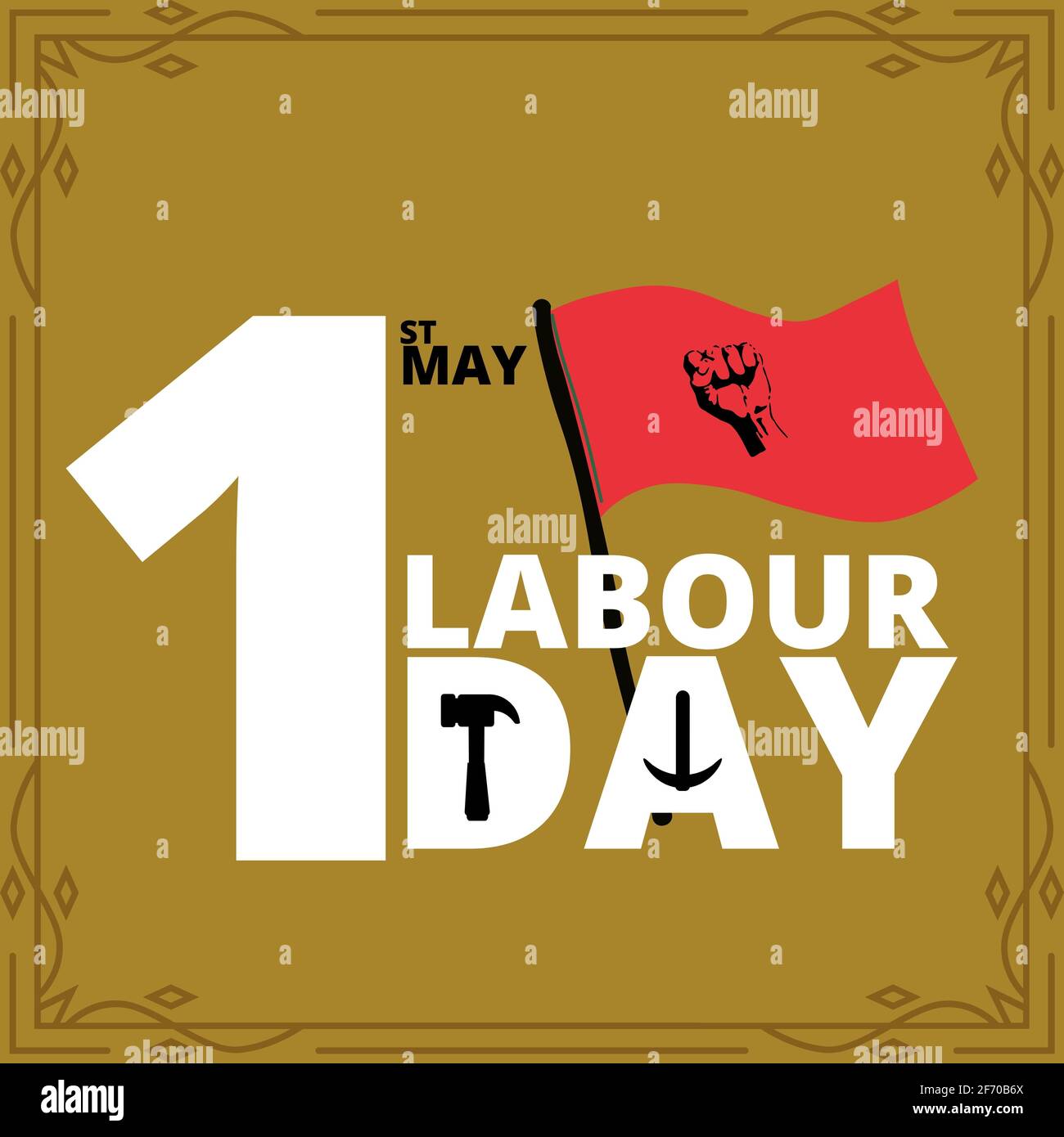 1st may international labor day background Stock Photo - Alamy