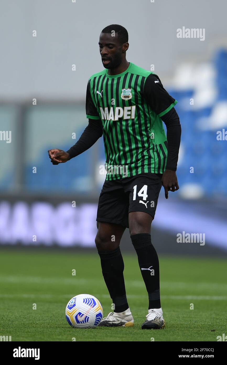 Pedro Obiang (Sassuolo) during the Italian "Serie A" match between ...