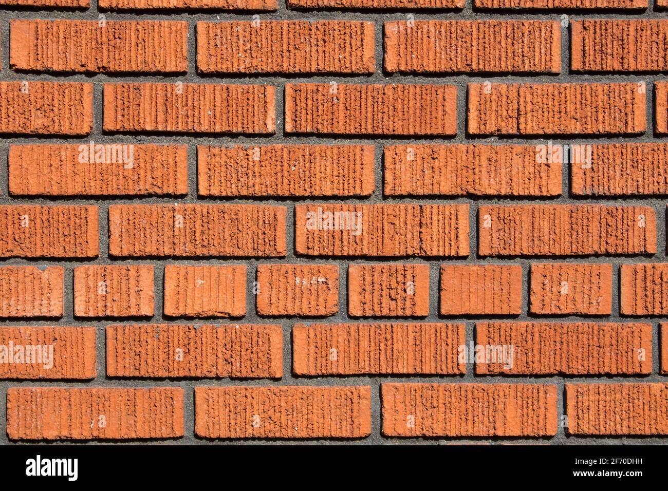 Old Bright, Red And Orange Brick Wall Texture. Strong Brickwork ...