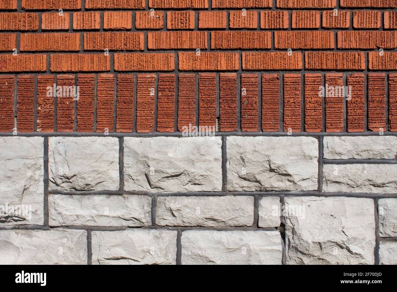 Old Bright, Red And Orange Brick Wall Texture. Strong Brickwork ...