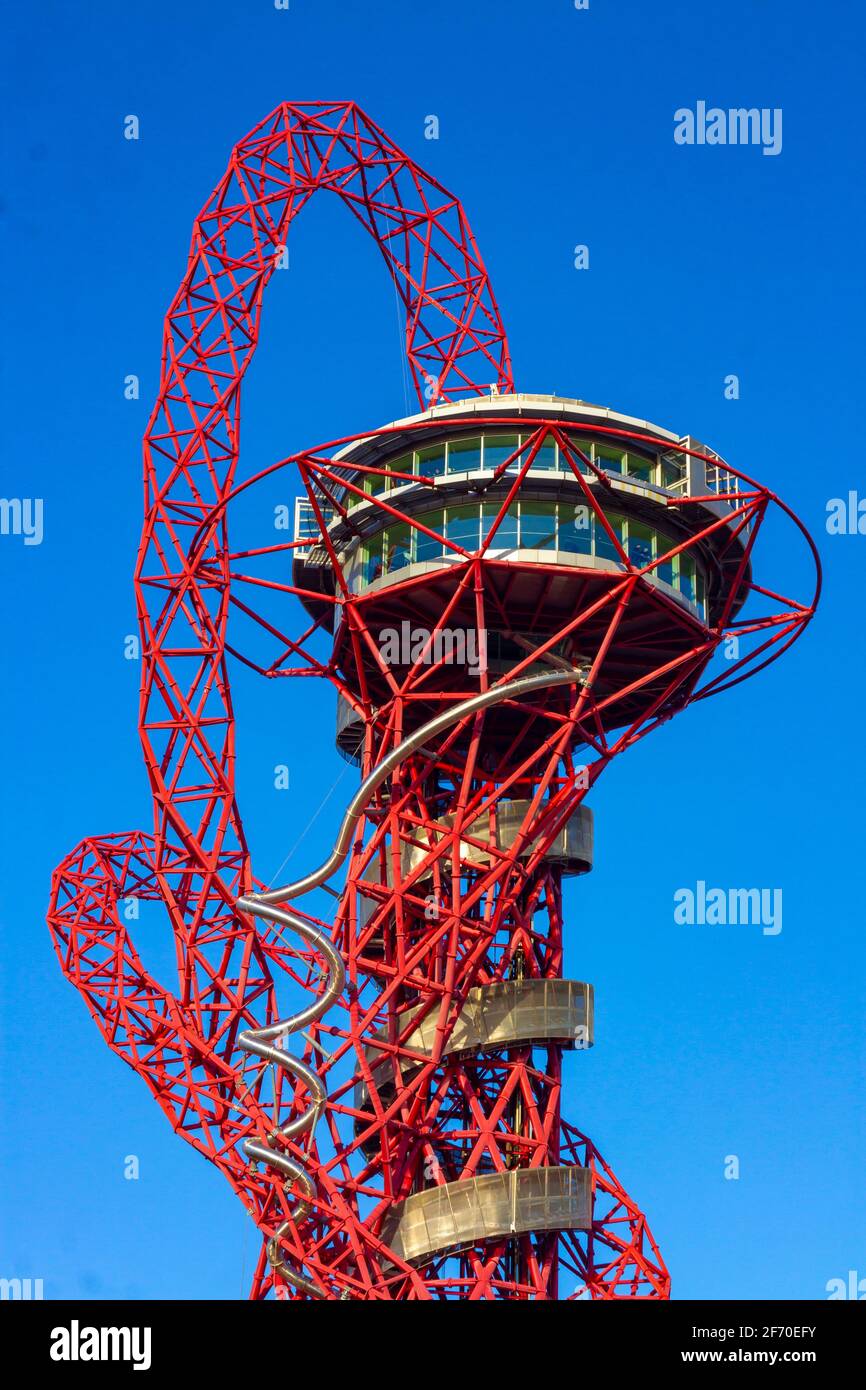 Construction arcelormittal orbit observation tower hi-res stock ...