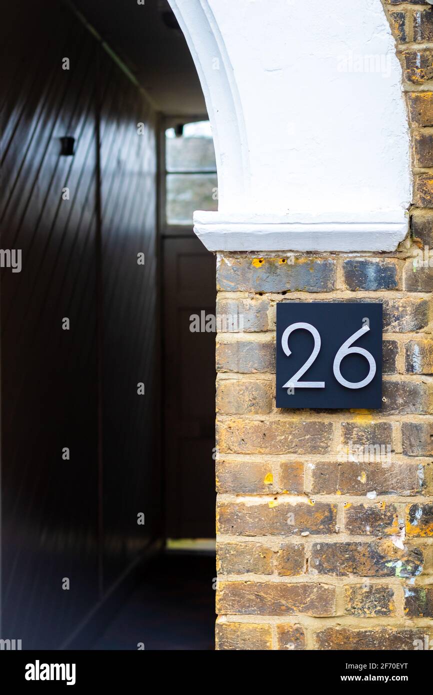 Number 26 door hi-res stock photography and images - Alamy