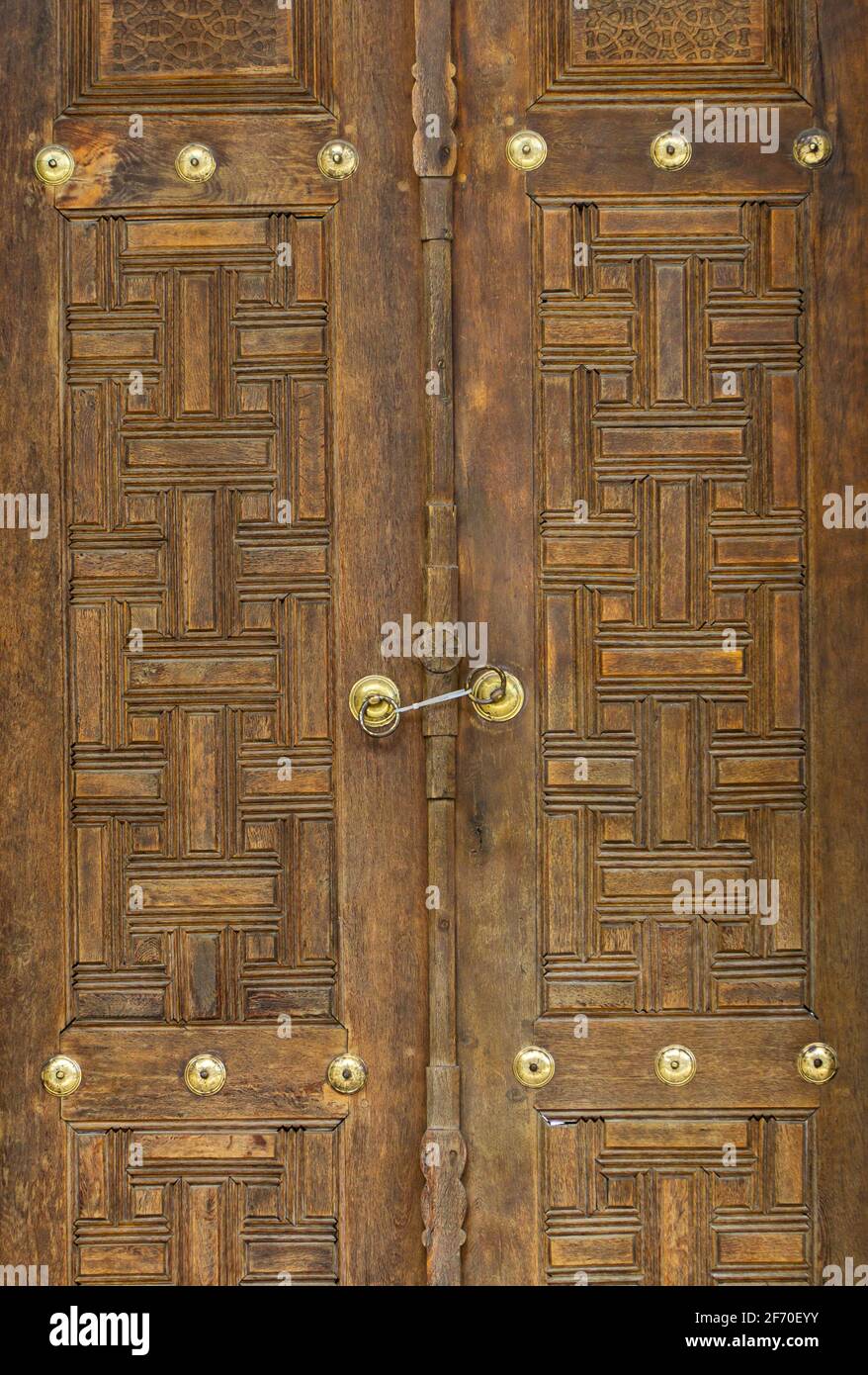 Old wooden door with beautiful patterns Stock Photo - Alamy