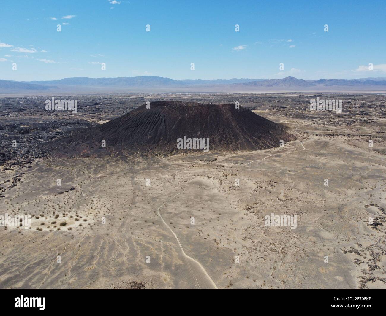 Amboy Crater - Volcanic Cinder Cone Stock Photo - Alamy