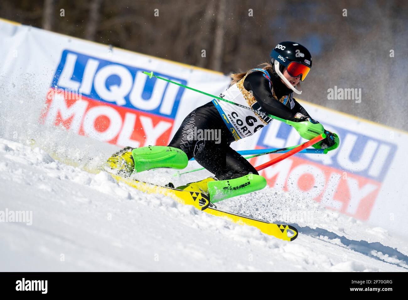 Cortina d'Ampezzo, Italy 20 February 2021: HROMCOVA Petra (SVK ...