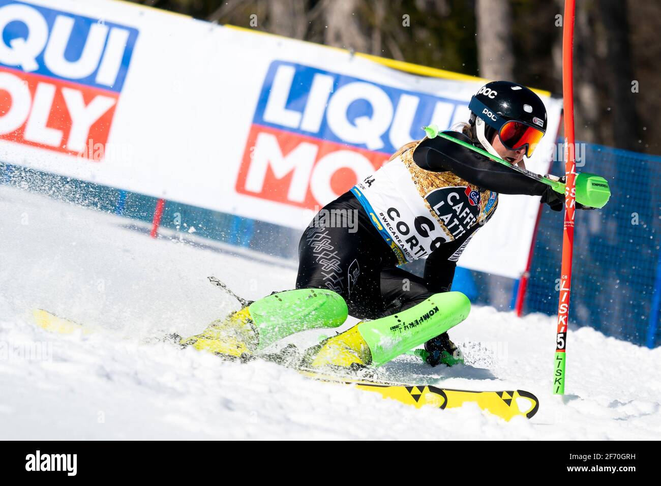 Cortina d'Ampezzo, Italy 20 February 2021: HROMCOVA Petra (SVK ...