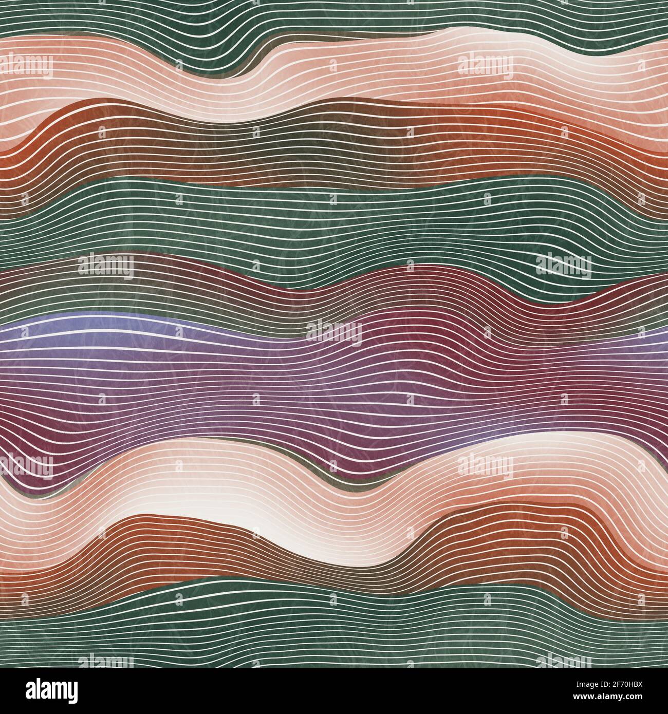 Seamless natural landscape hill pattern for print Stock Photo - Alamy