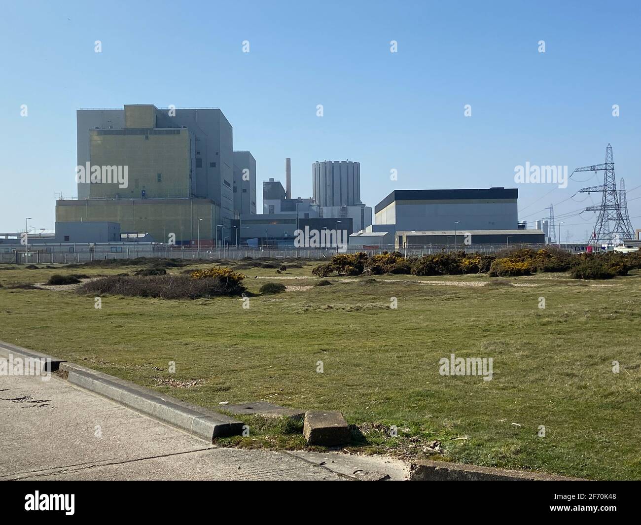 Dungeness, Kent, UK- 03.20.2021: Dungeness Power station and Lighthouse ...