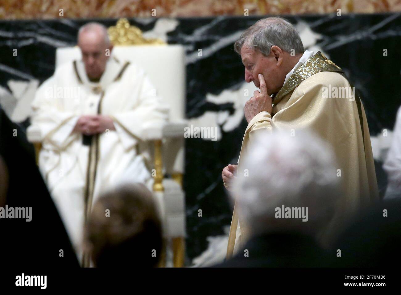 Roma, Italy. 04th Apr, 2021. April 03, 2021 : Pope Francis celebrating ...