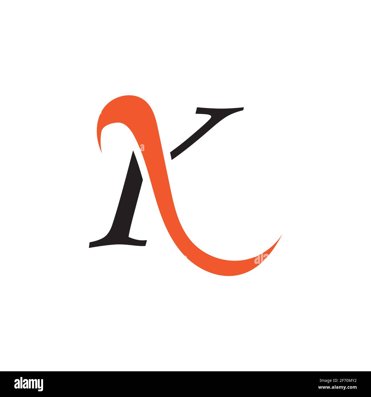 Letter K logo icon design template elements Stock Vector Image & Art ...