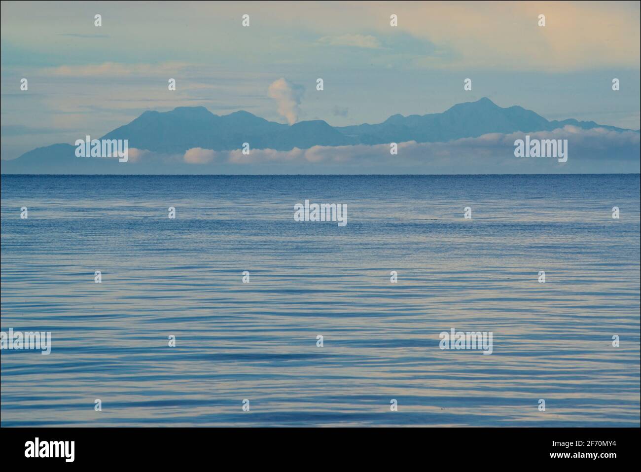 View across the Ta–on straits from Moalboal to Negros Island. Moalboal ...