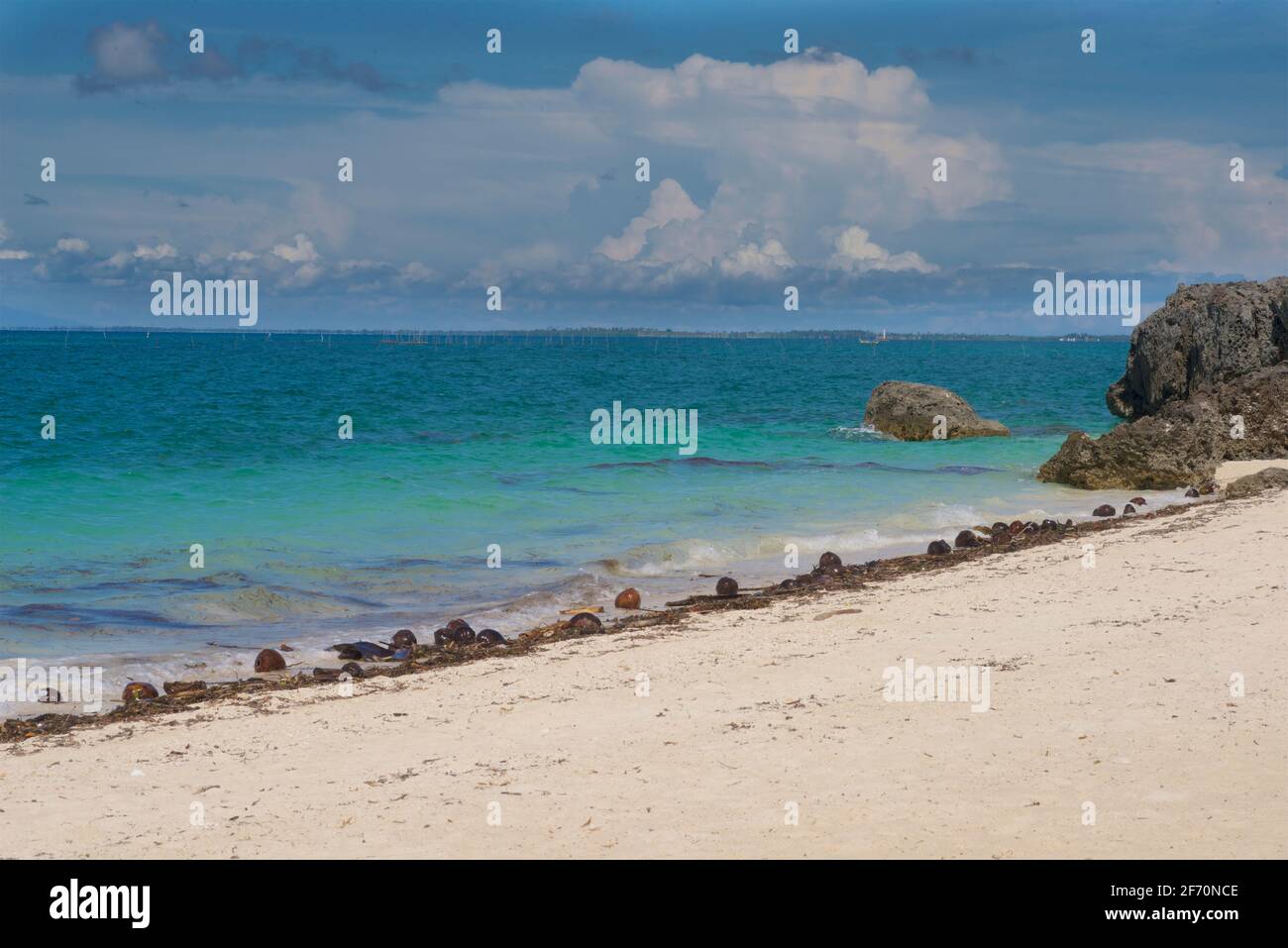 Paradise beach, near Sandira beach, Bantayan Island, Philippines Stock ...