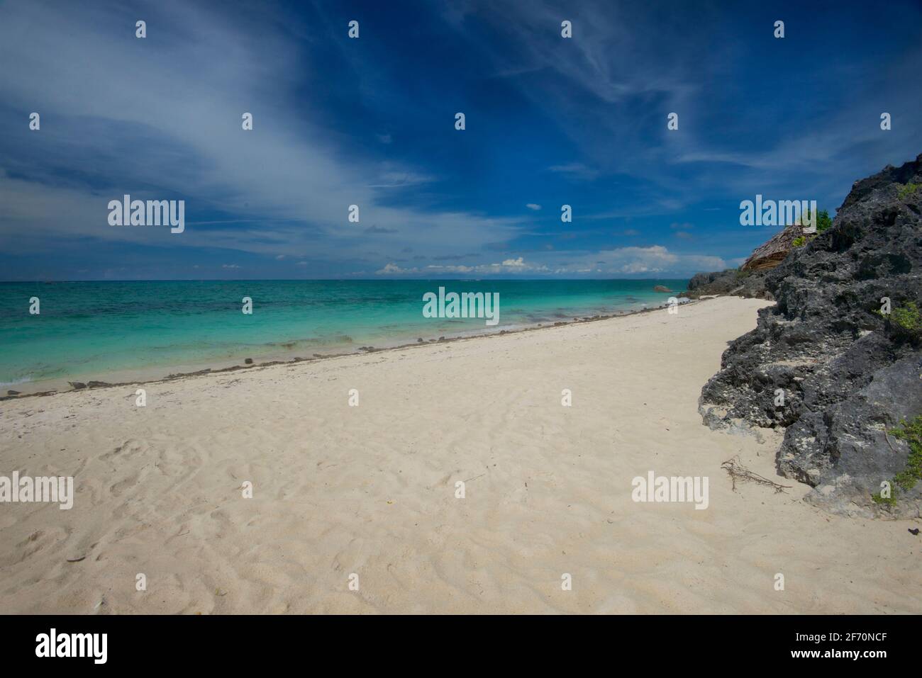 Paradise beach, near Sandira beach, Bantayan Island, Philippines Stock ...