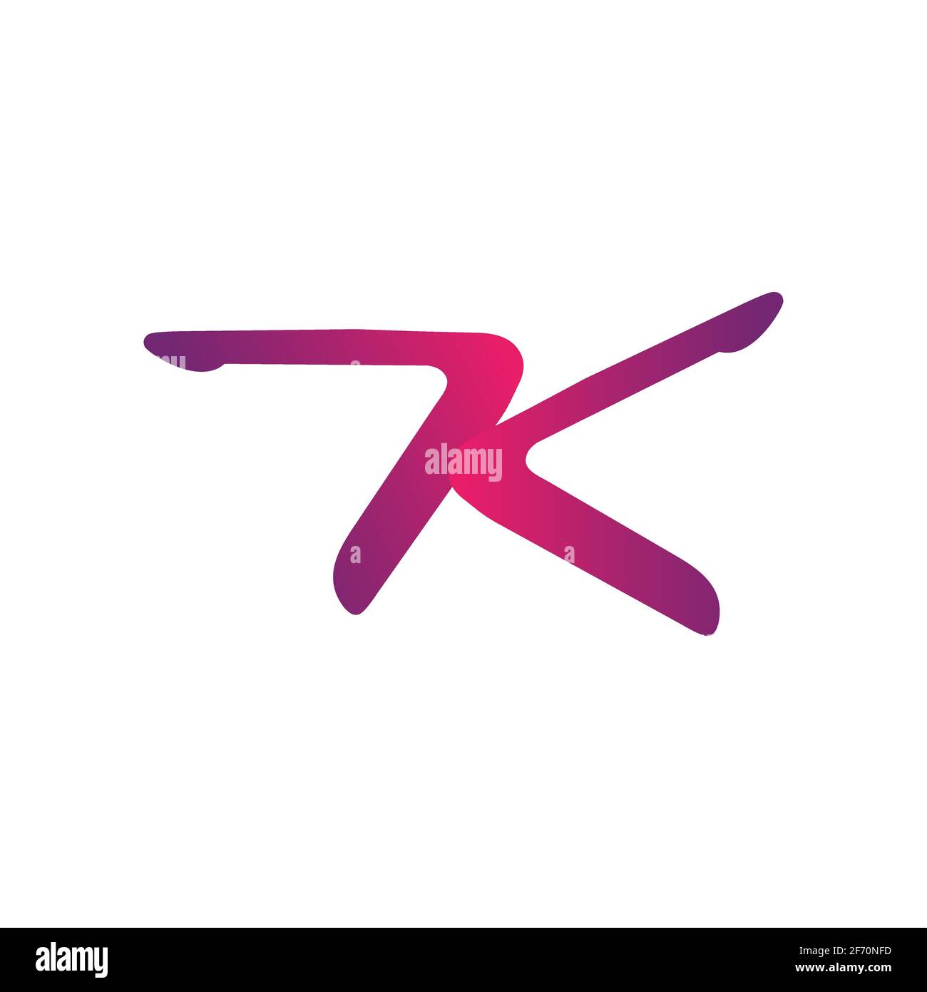 Letter K logo icon design template elements Stock Vector Image & Art ...