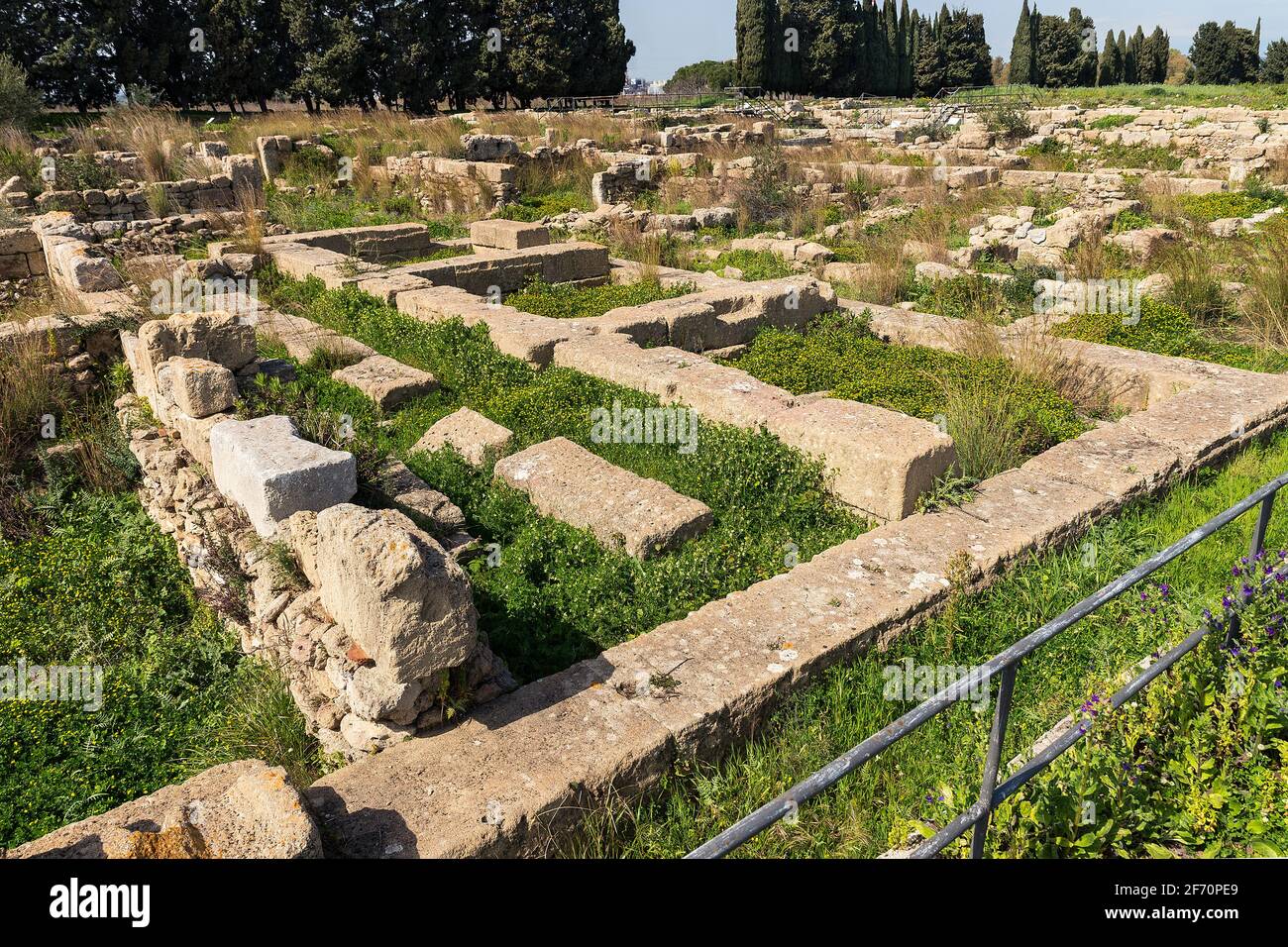 Beautiful Landscapes of The Archaeological Area of Megara Iblea in ...