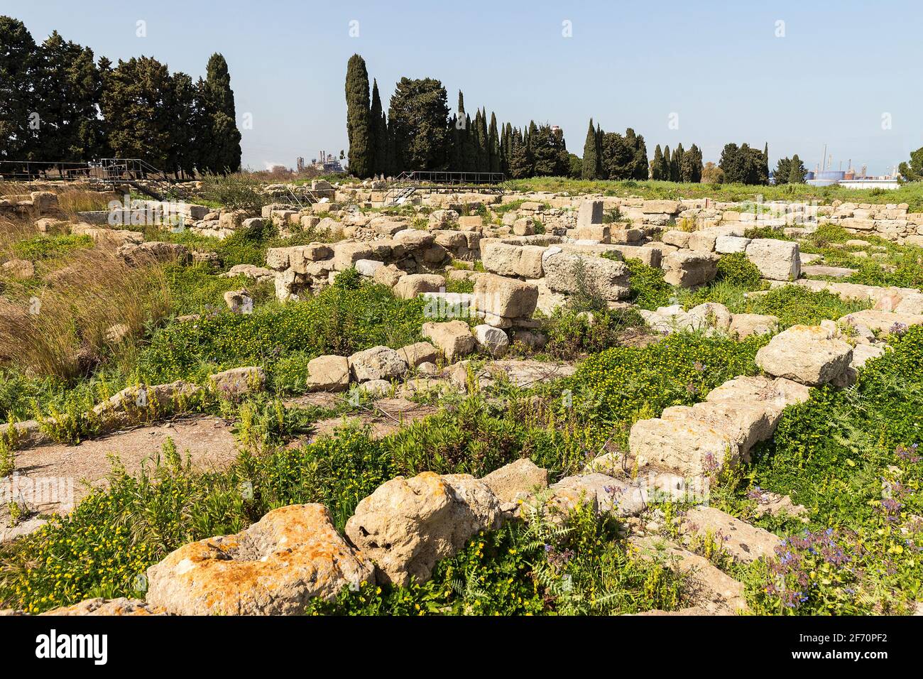 Beautiful Landscapes of The Archaeological Area of Megara Iblea in ...