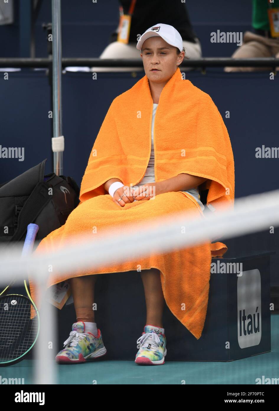 Miami Gardens, FL, USA. 03rd Apr, 2021. Bianca Andreescu Vs Ashleigh ...