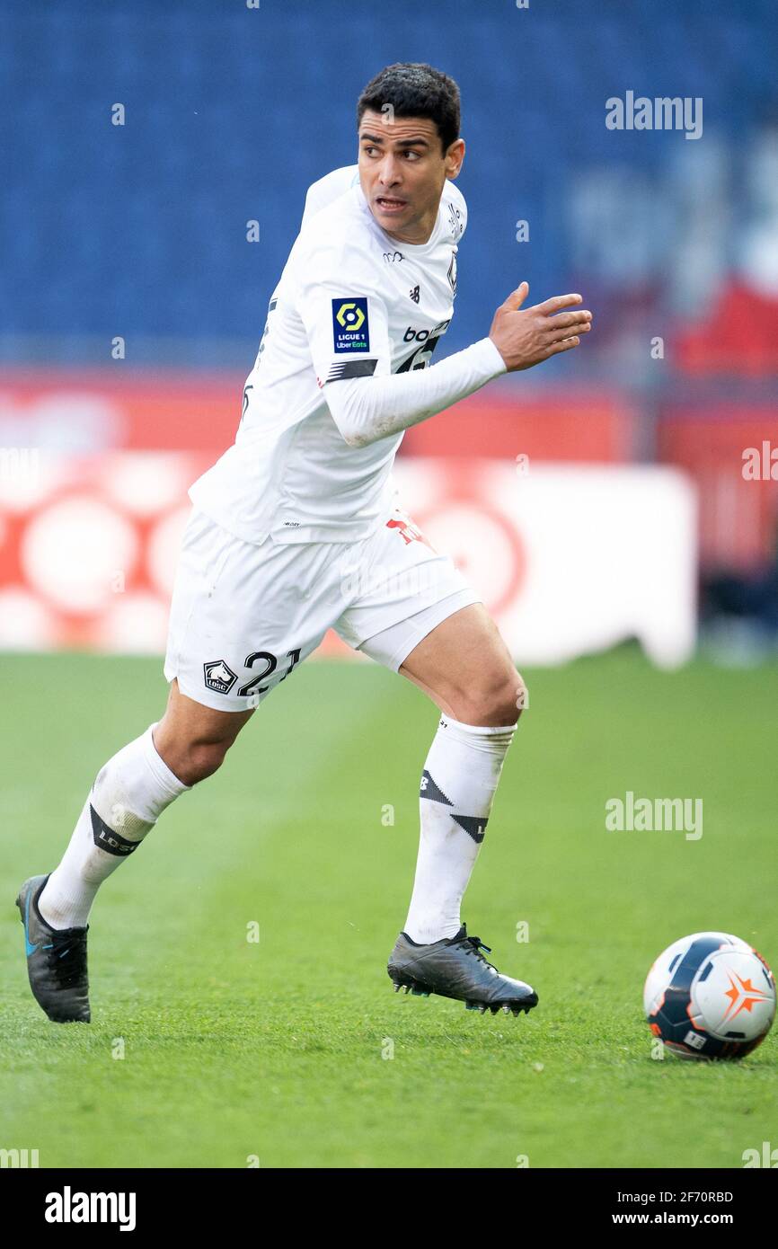 Benjamin Andre of LOSC Lille in action during the Ligue 1 match between ...