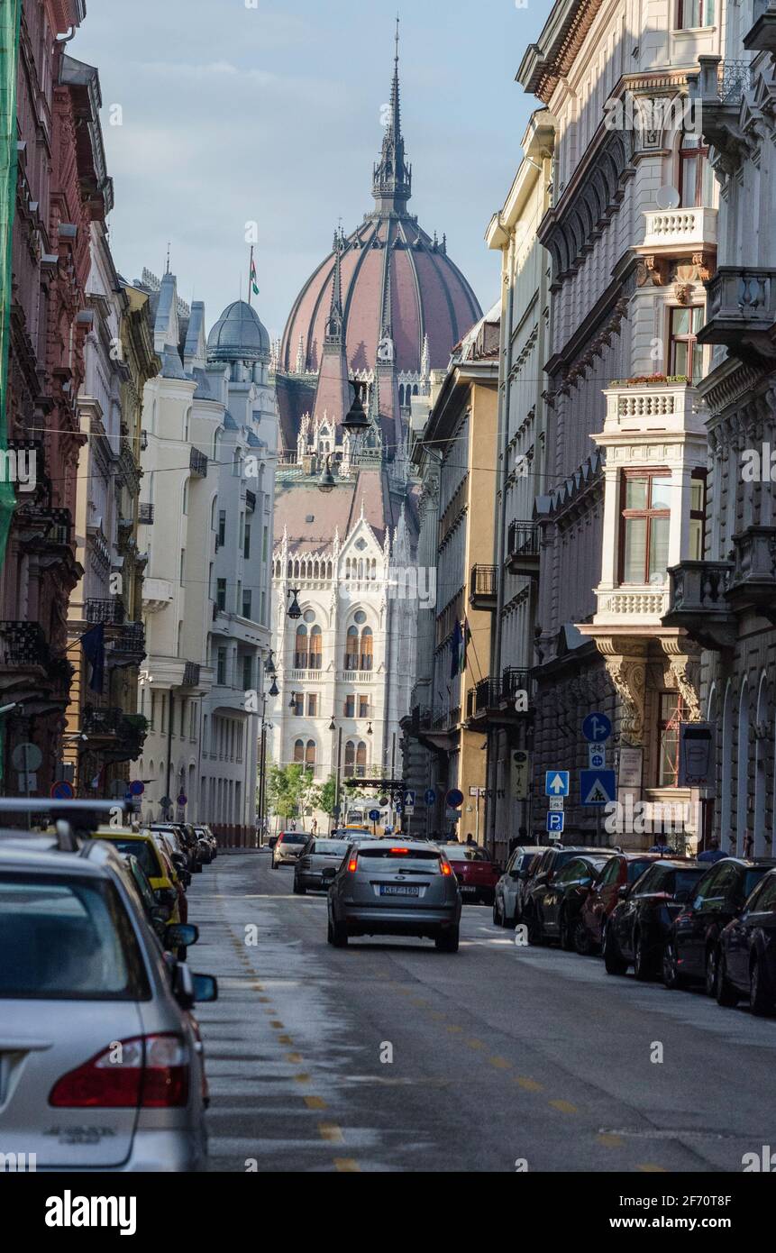 Streets of Budapest Stock Photo - Alamy