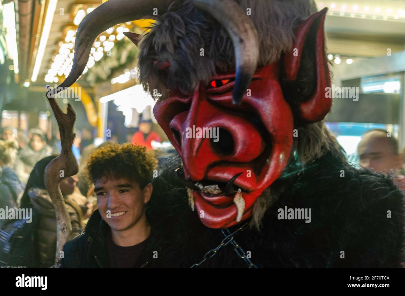 German Christmas Devil Stock Photo - Alamy