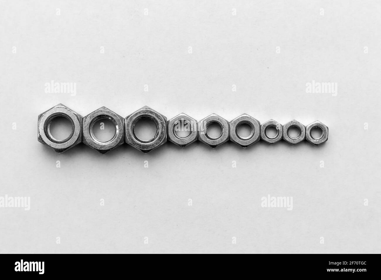 Close up metal bolt Black and White Stock Photos & Images - Alamy