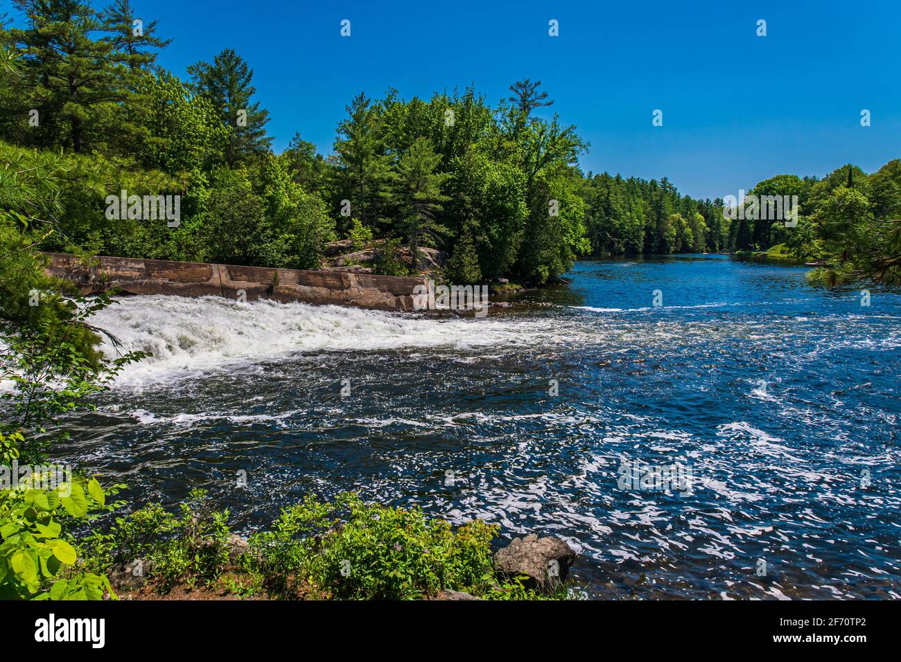 Elliot Falls Conservation Area Kawartha Lakes Ontario Canada Stock ...