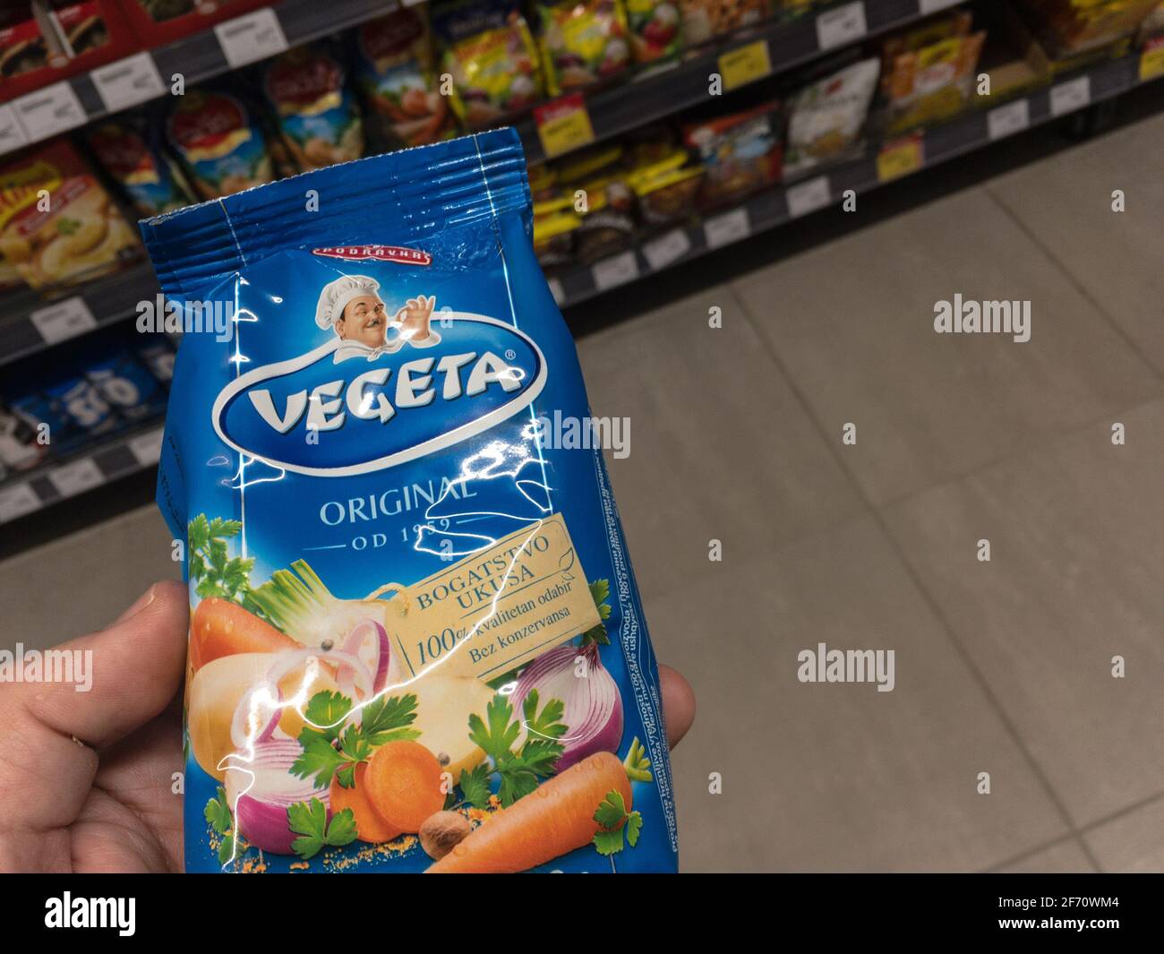 Vegeta logo hi-res stock photography and images - Alamy