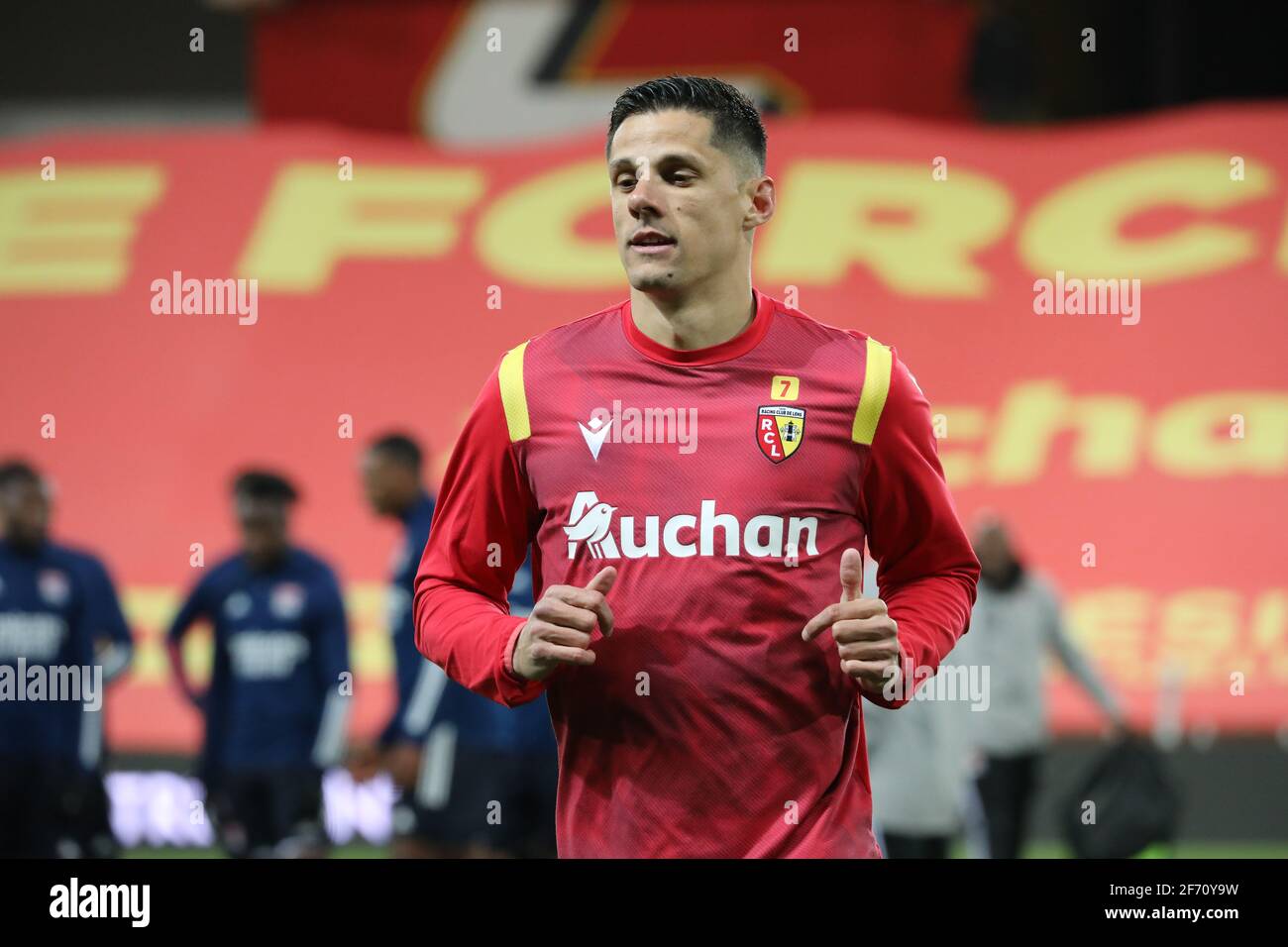 Florian SOTOCA 7 Lens during the French championship Ligue 1 football ...
