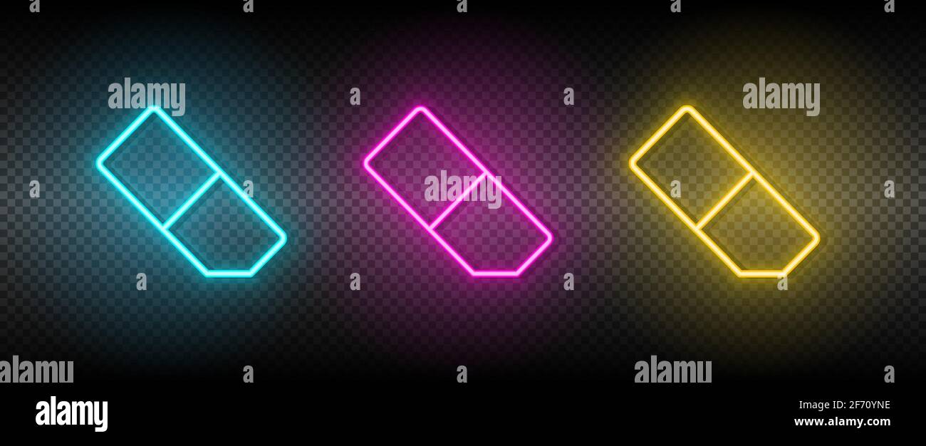 Brand, digital, marketing neon icon set Stock Vector Image & Art - Alamy