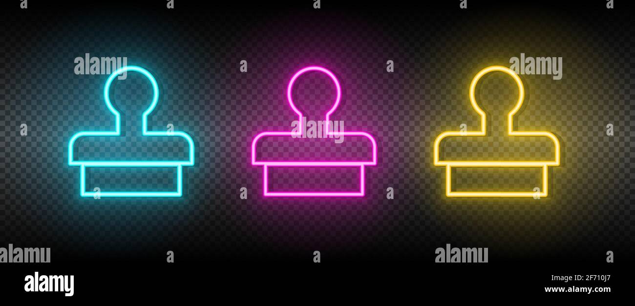 Digital, email, marketing neon icon set Stock Vector Image & Art - Alamy