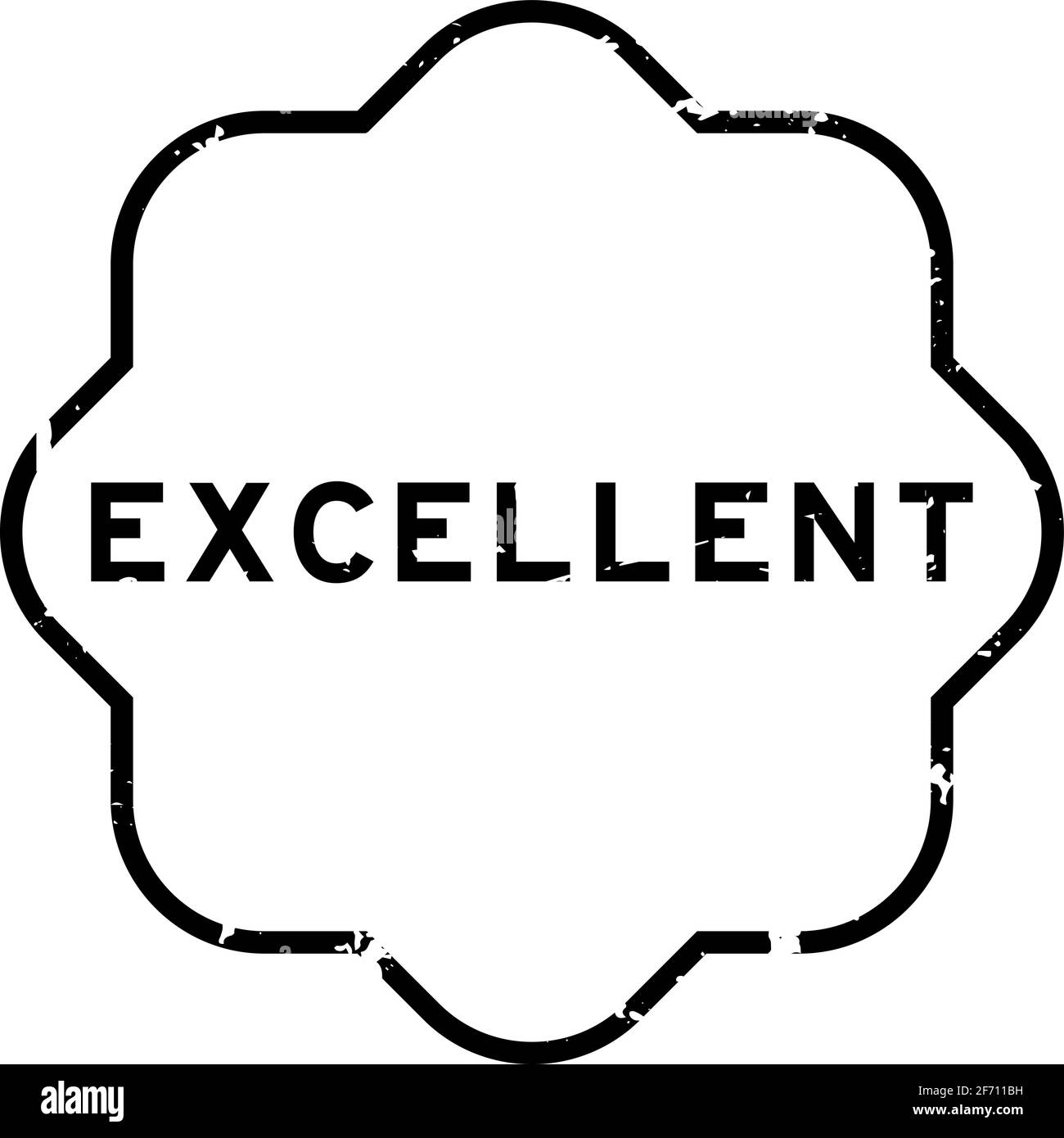 Grunge black excellent word rubber seal stamp on white background Stock ...