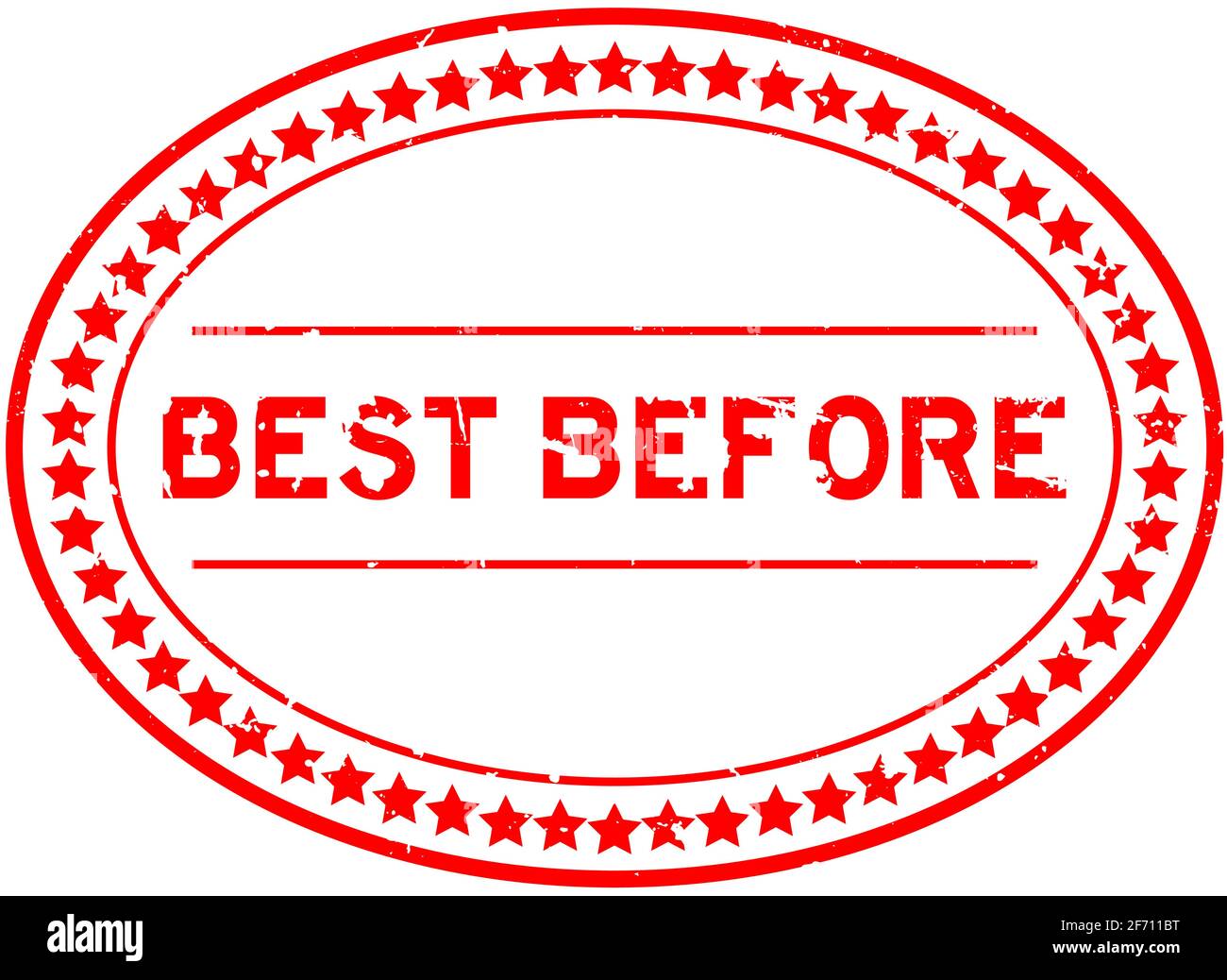 Grunge red best before word oval rubber seal stamp on white background ...