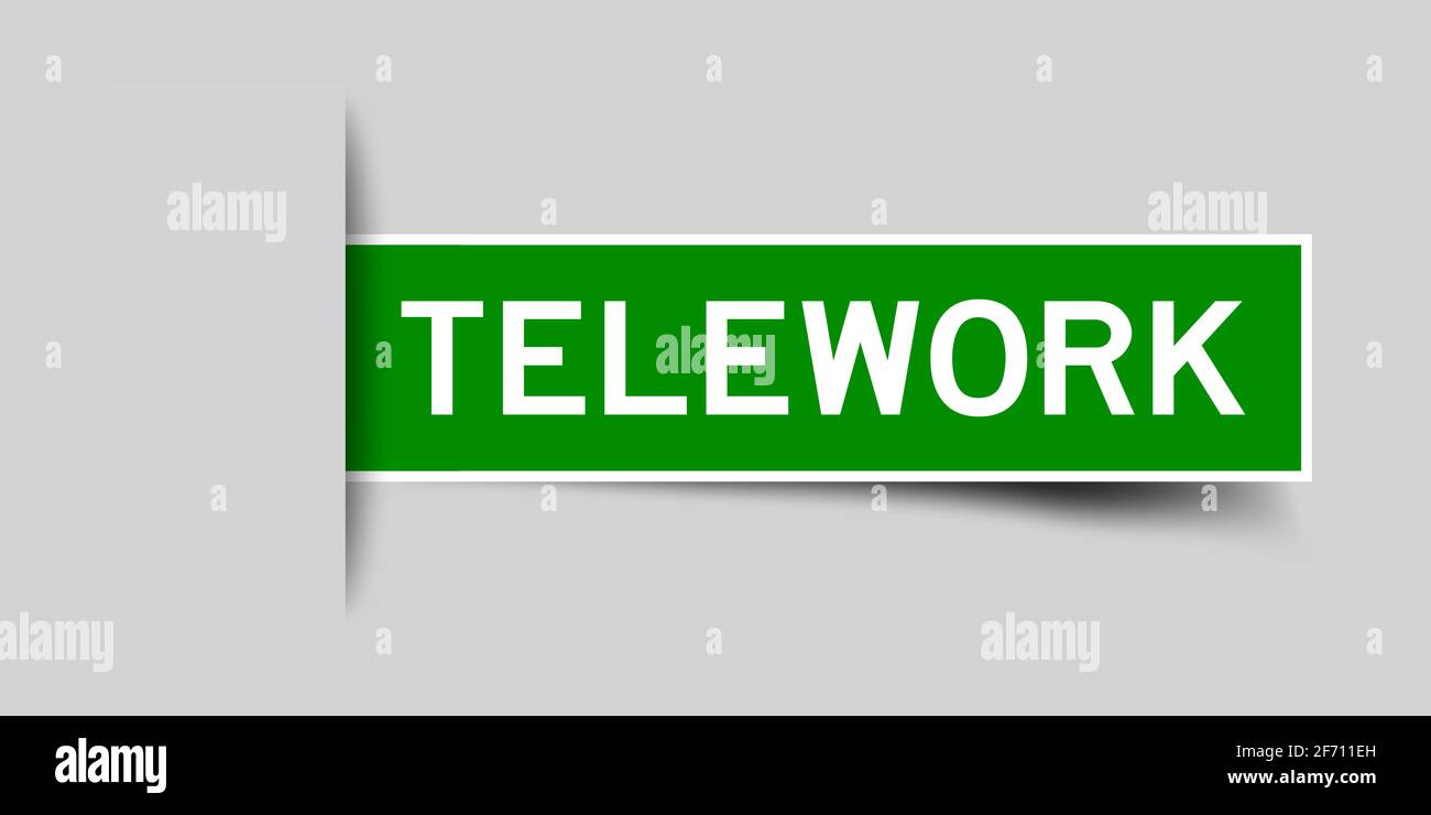 Teleworking word Stock Vector Images - Alamy