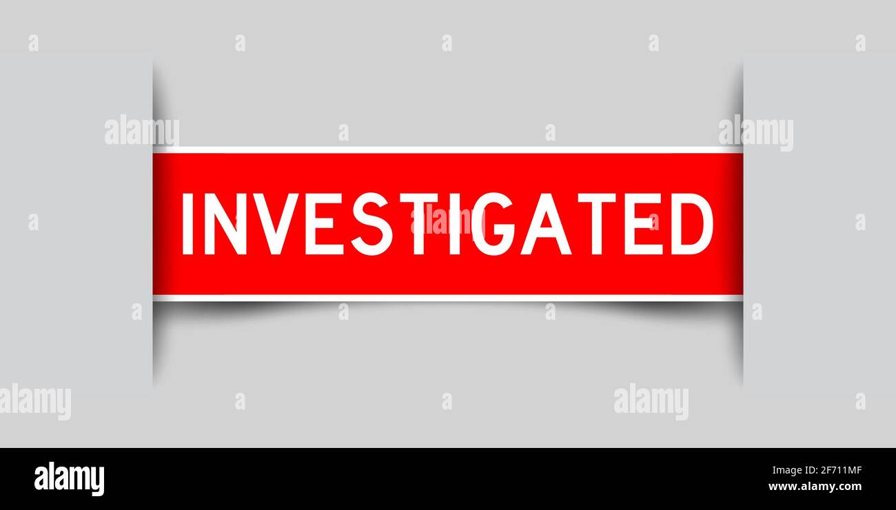Criminal probe Stock Vector Images - Alamy