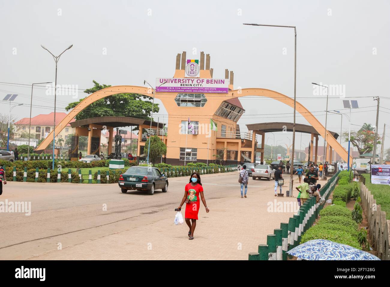 University of Benin AKA MainGate in Benin city, Edo state Stock Photo ...