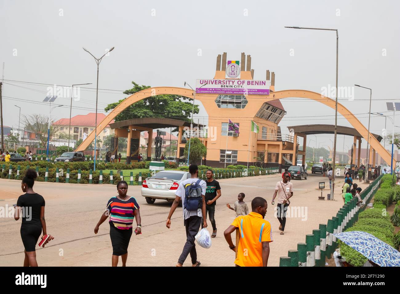 University of Benin AKA MainGate in Benin city, Edo state Stock Photo ...