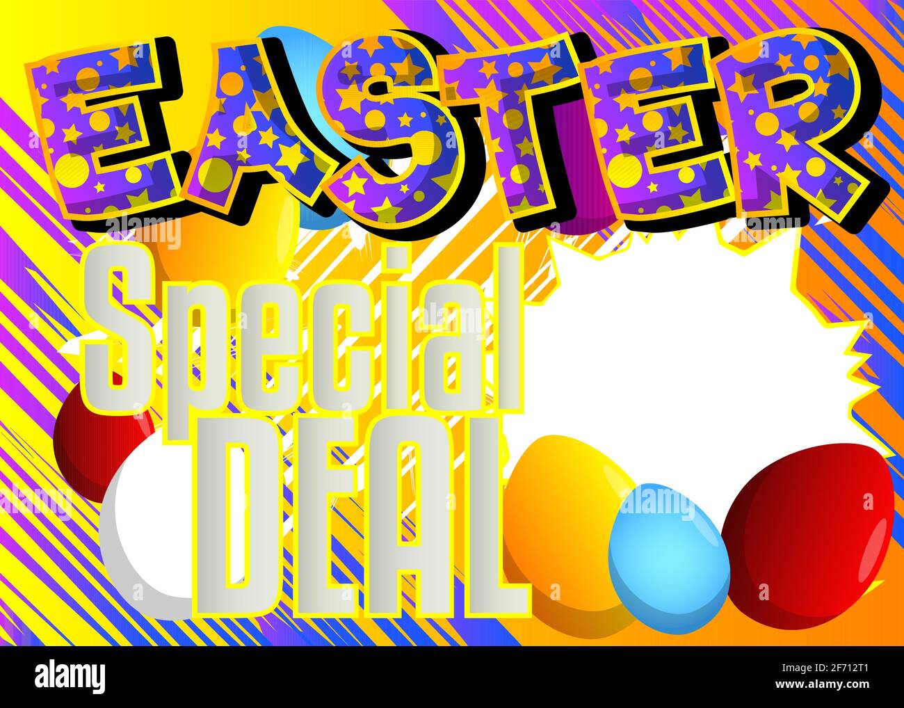 Super easter invitation comic hi-res stock photography and images - Alamy