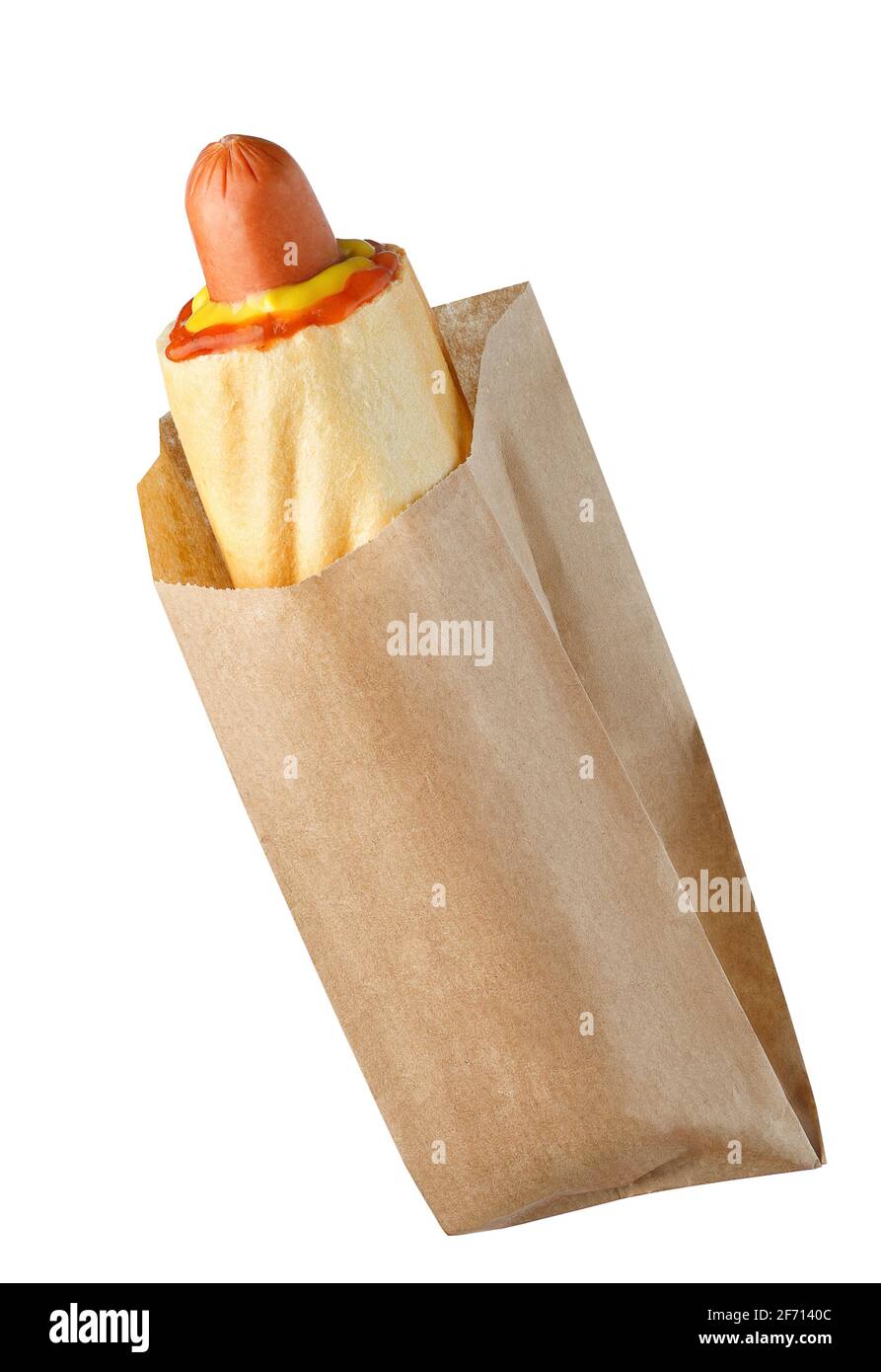 Food french hot dog Cut Out Stock Images & Pictures - Alamy