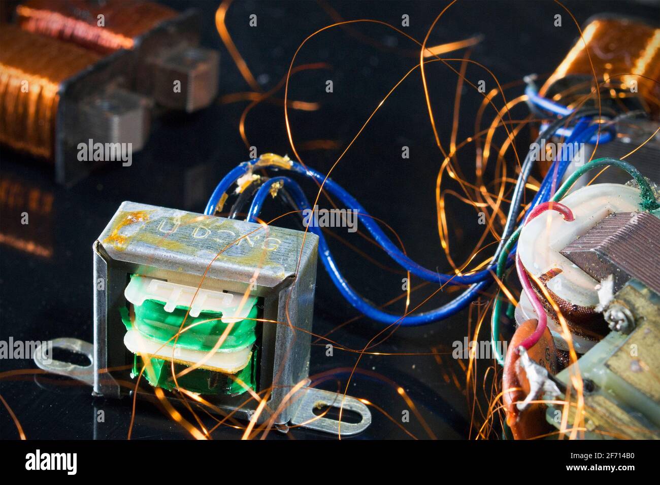 Old electric transformer hi-res stock photography and images - Alamy