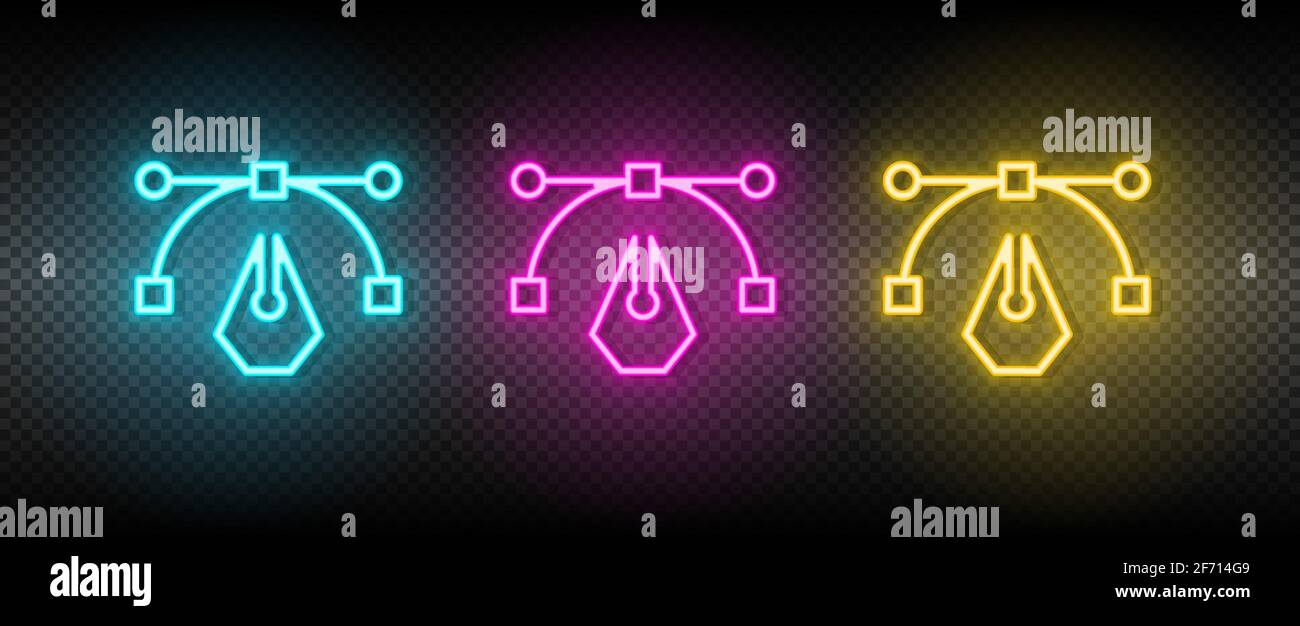 Building, business neon icon set Stock Vector Image & Art - Alamy